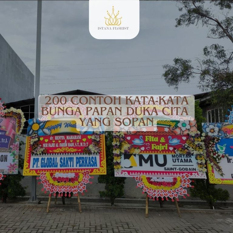 200 Kata-Kata Bunga Papan Duka Cita yang Sopan, Elegan, dan Siap Pakai